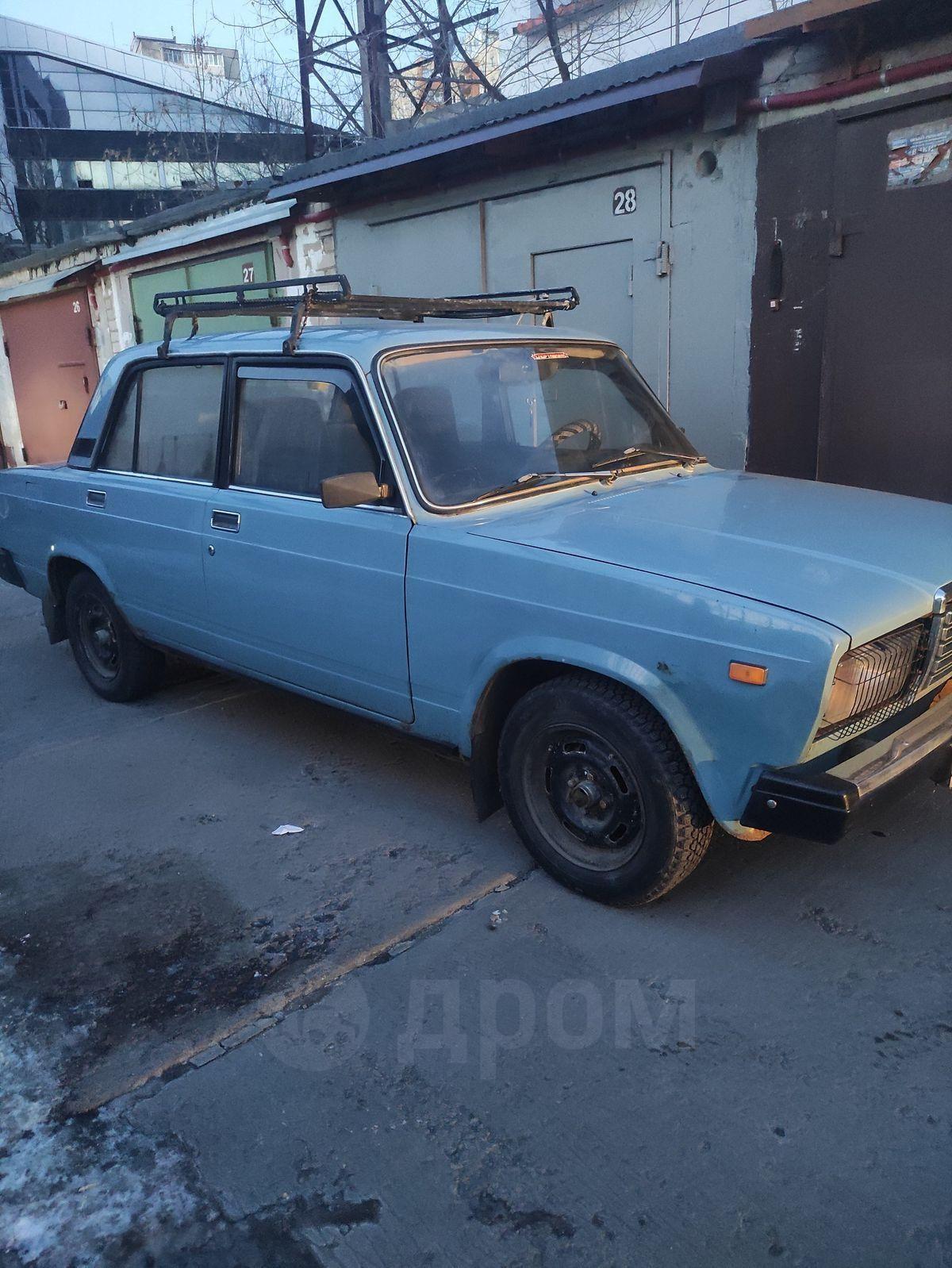 Купить автомобиль ВАЗ 2107 во Владивостоке, ЦЕНА ОКОНЧАТЕЛЬНАЯ, без документов, синий, бензин ...