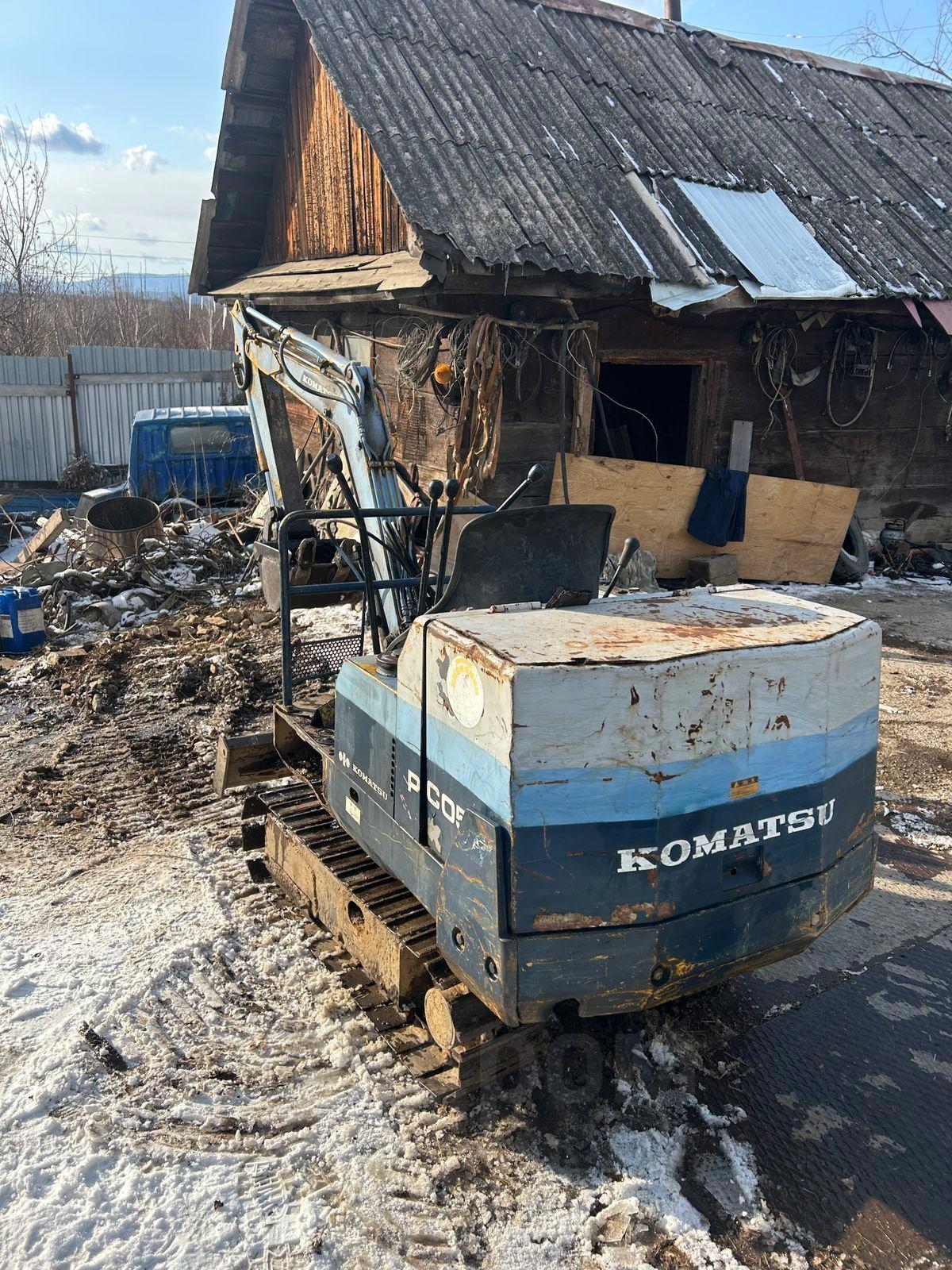 Купить Komatsu PC05-5 Мини-экскаватор 1988 года в Арсеньеве: цена 620 ...