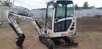Купить мини-экскаватор Terex TC16! Актуальные цены! Фото