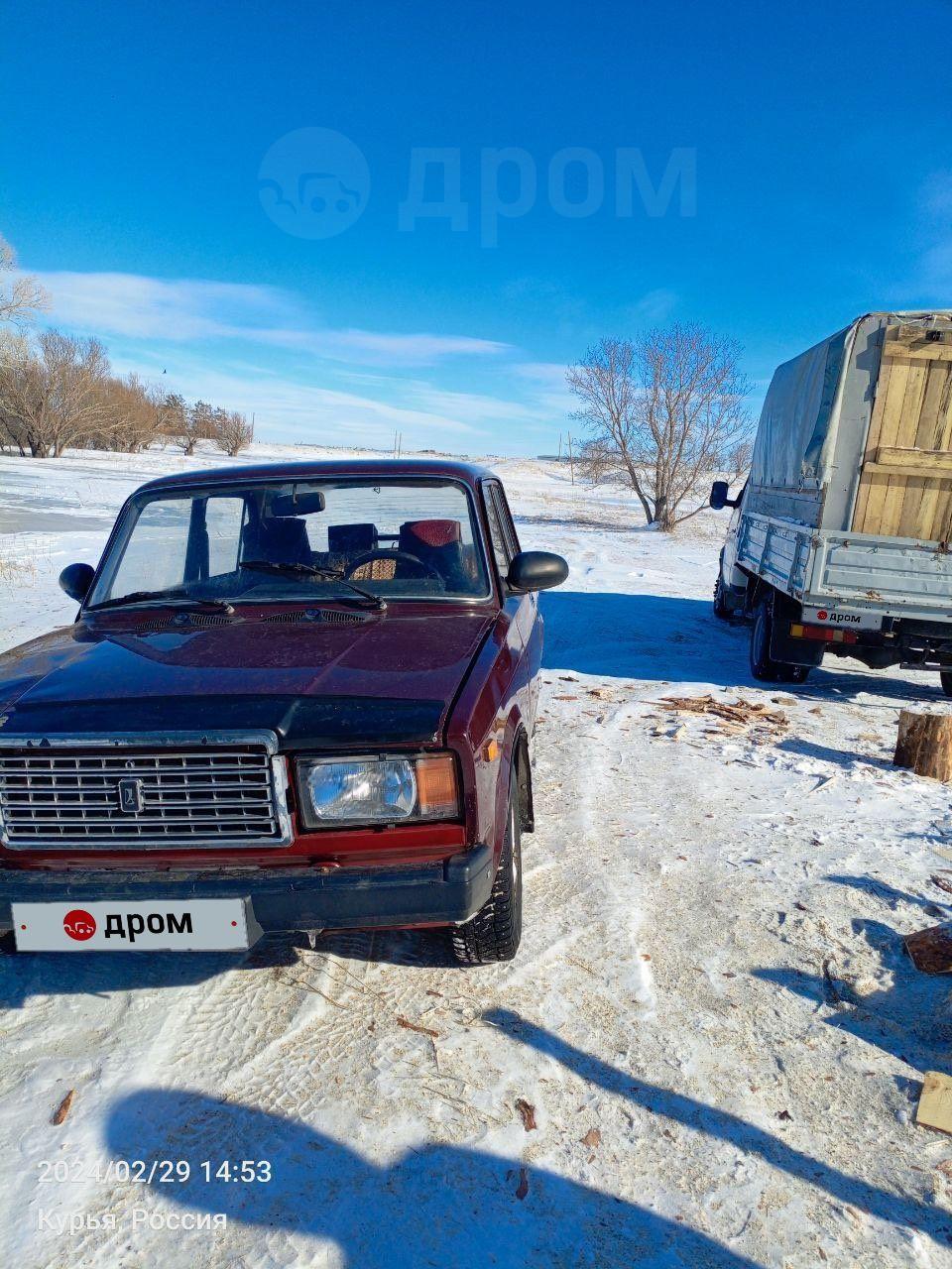 Продажа ВАЗ 2107 2005 в Курье, По кузову есть вмятины, не гнилая ...